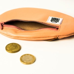 Mouse Coin Purse Genuine Leather Mouse Case Cosmetic Zipper Pouch ...