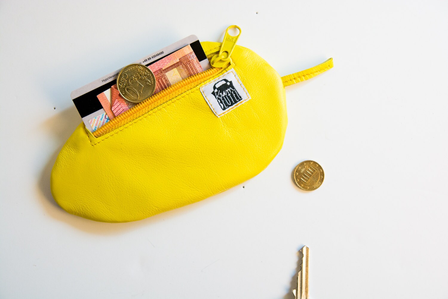 Mouse Coin Purse Genuine Leather Mouse Case Cosmetic Zipper - Etsy