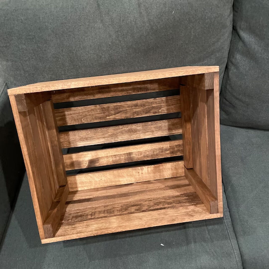 Vintage Stained Rustic Wood Crates Rustic Wood Nesting - Etsy