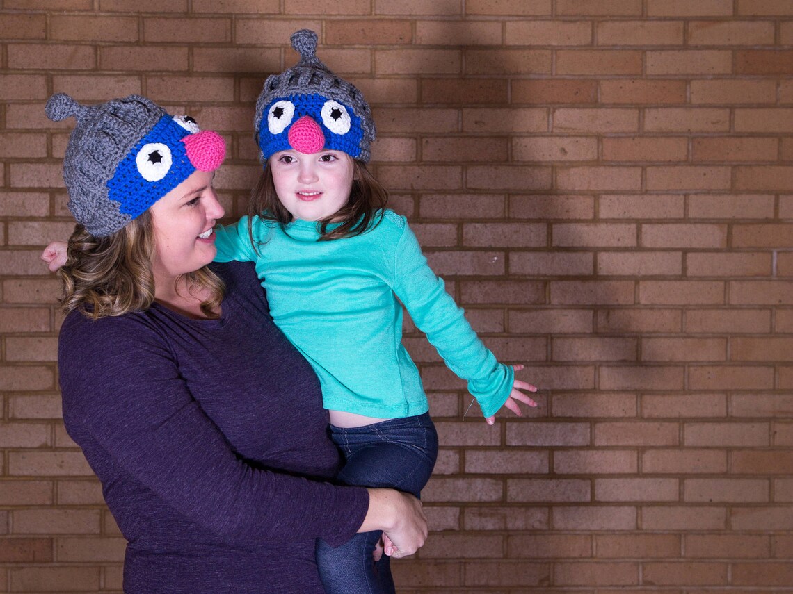 Crochet Pattern SUPER GROVER Muppet Beanie - Etsy