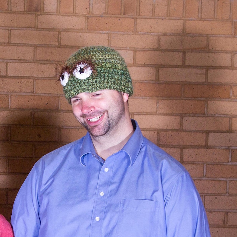 Crochet Pattern OSCAR Muppet Beanie - Etsy