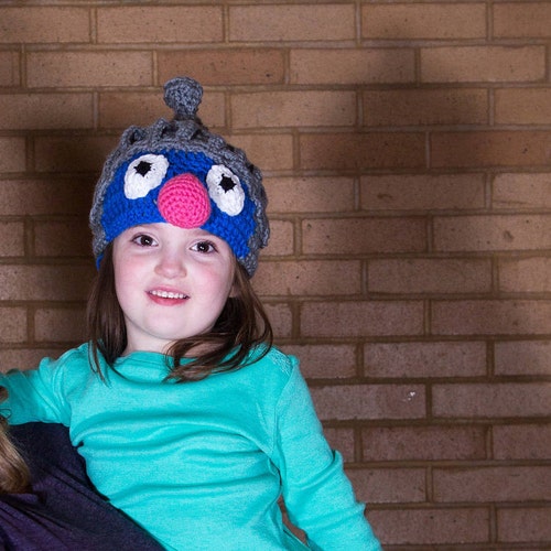 Crochet Pattern SUPER GROVER Muppet Beanie - Etsy