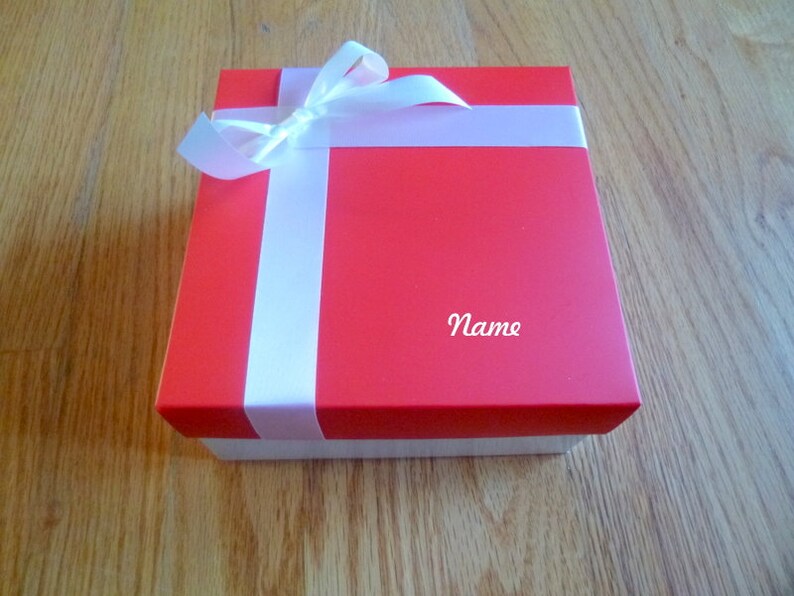 6x6x6 Personalized Gift Box Empty | Etsy