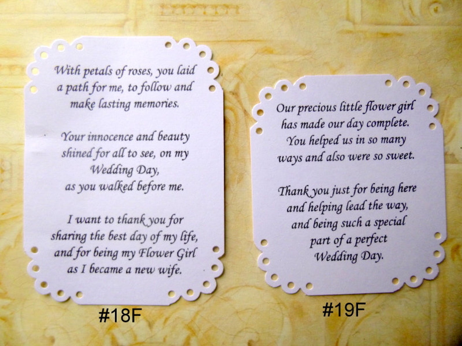 20 Sample Flower Girl Poems to Choose From Do Not Purchase - Etsy