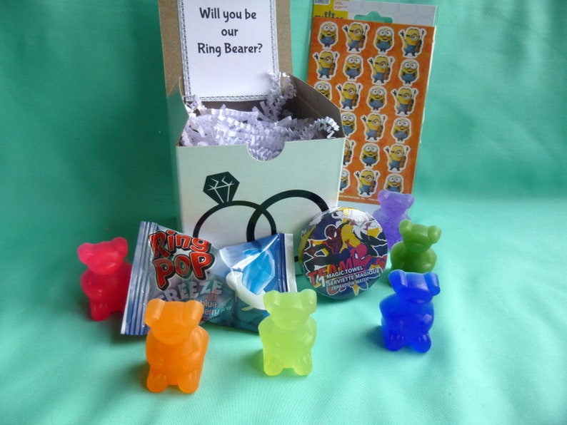 Ring Bearer Proposal Gift Box Personalized Ring Bearer Gift | Etsy