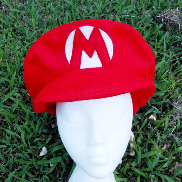 Mario Hat - Etsy