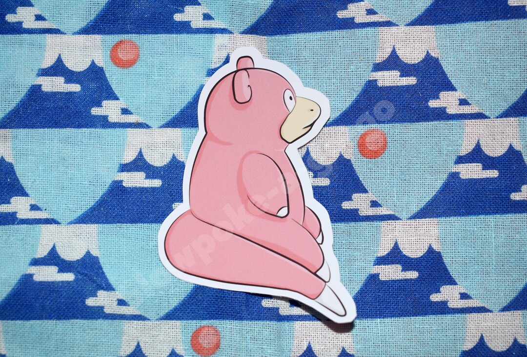 Sitting Slowpoke Sticker - Etsy