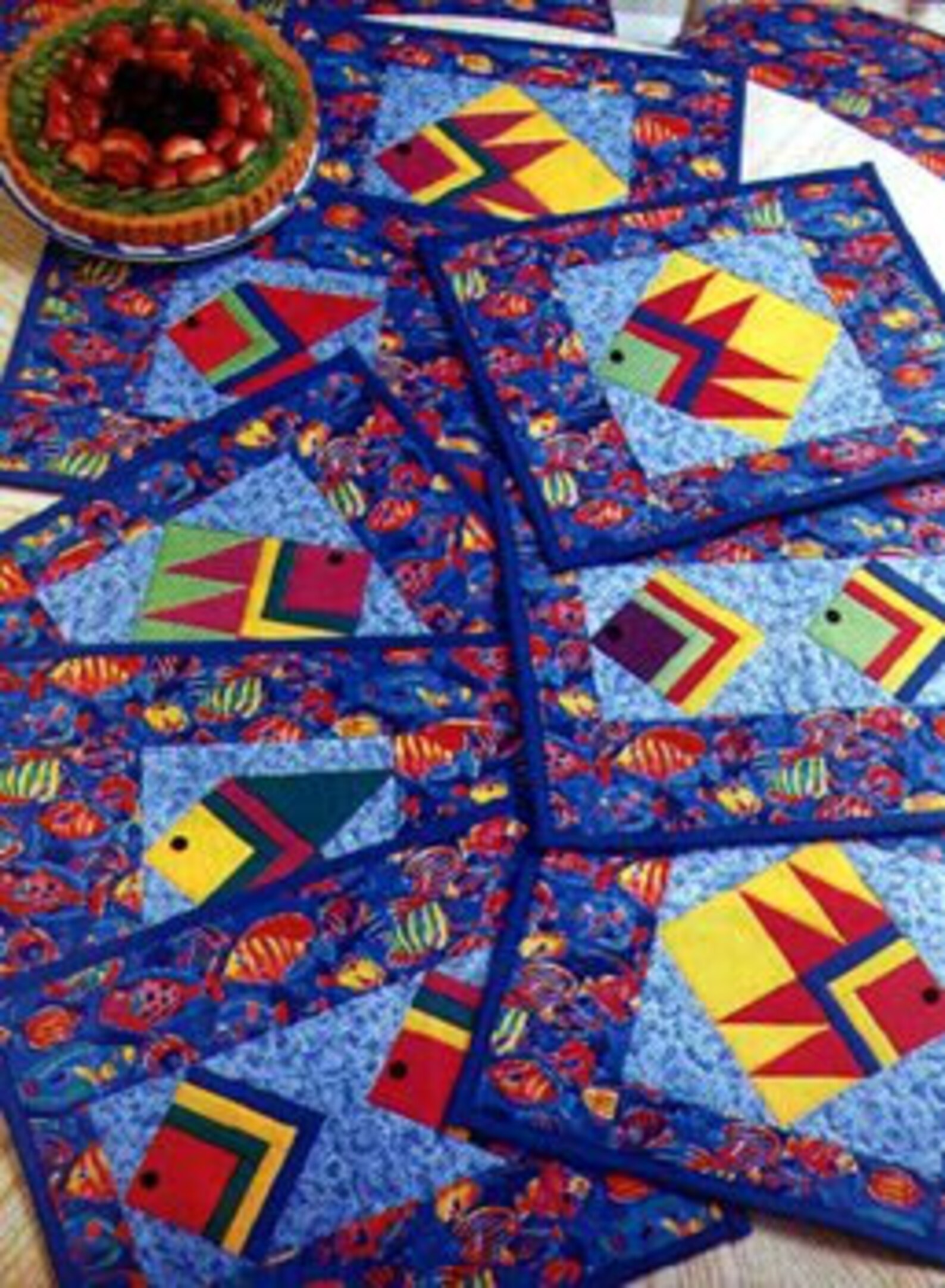 Angel Fish Block PATTERN in Two Sizes - Etsy