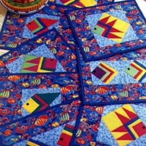 Angel Fish Block PATTERN in Two Sizes - Etsy