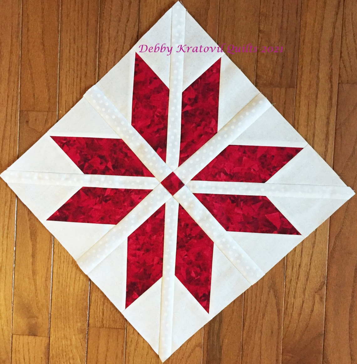 Snow Crystals Quilt Pattern - Etsy