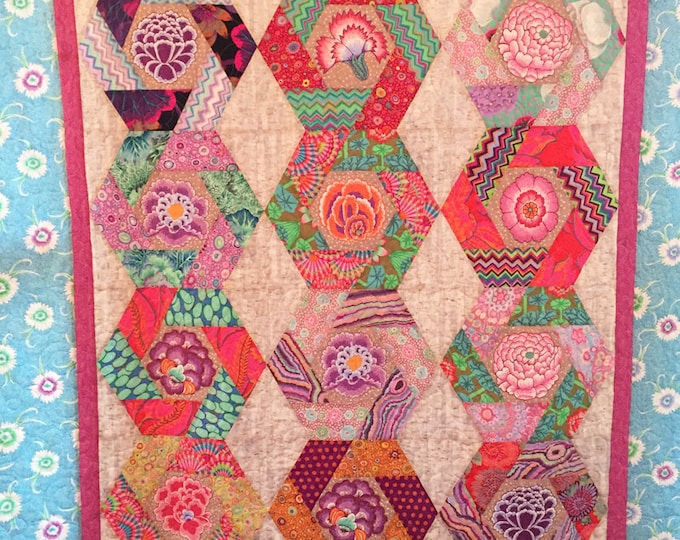 Twisted Hexagon Quilt PATTERN - Etsy