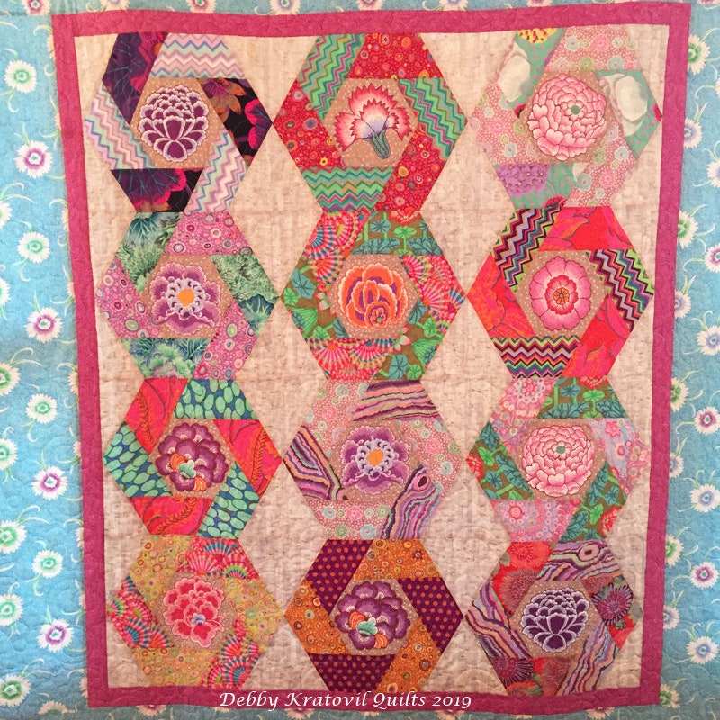 Hexagon Quilt - Etsy