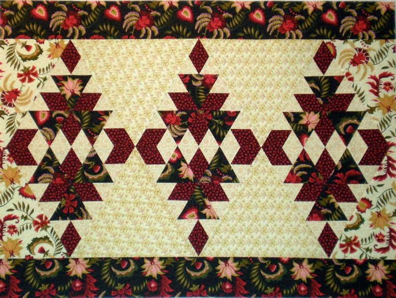 Magic Triangles Wall or Table Runner PATTERN - Etsy