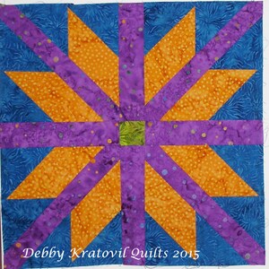 Snow Crystals Quilt Pattern - Etsy