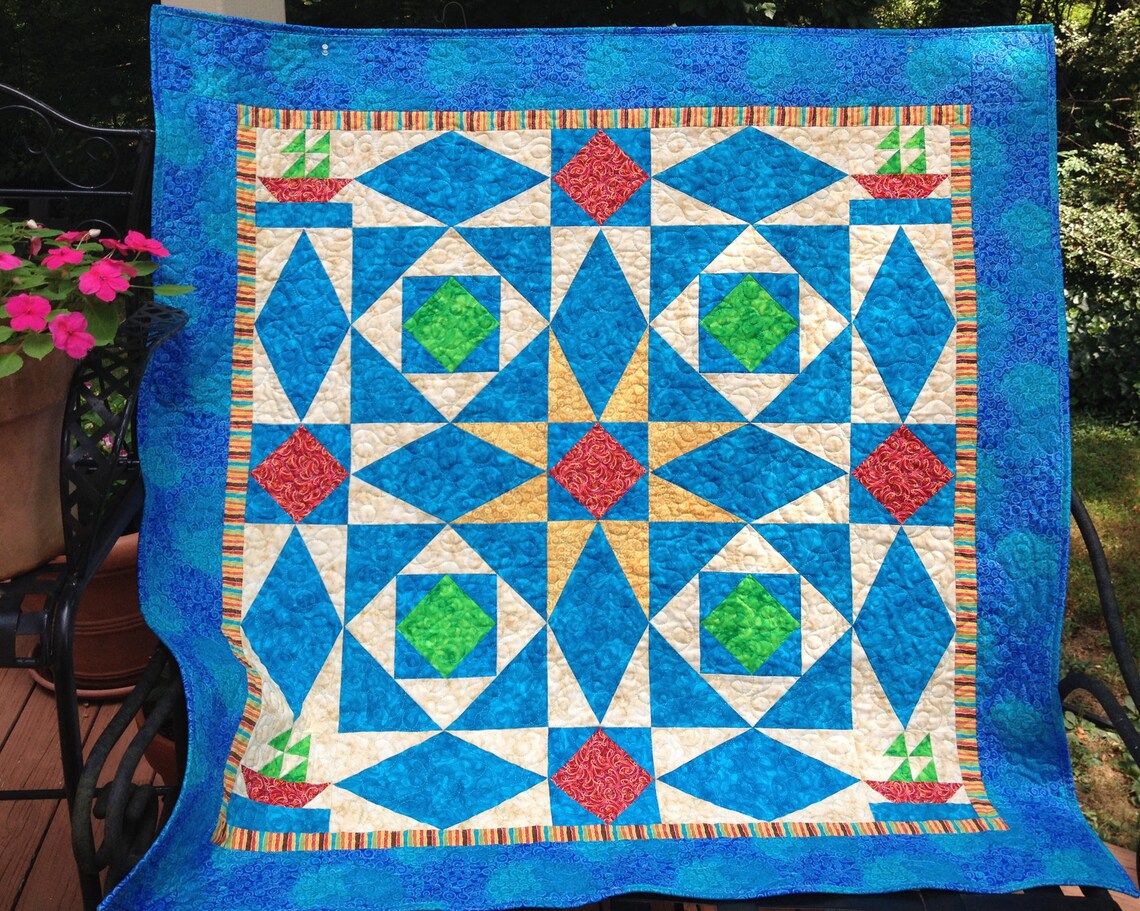 Storm at Sea Quilt Pattern - Etsy