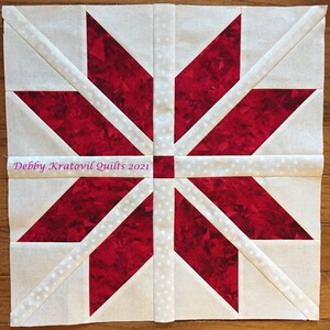 Snow Crystals Quilt Pattern - Etsy