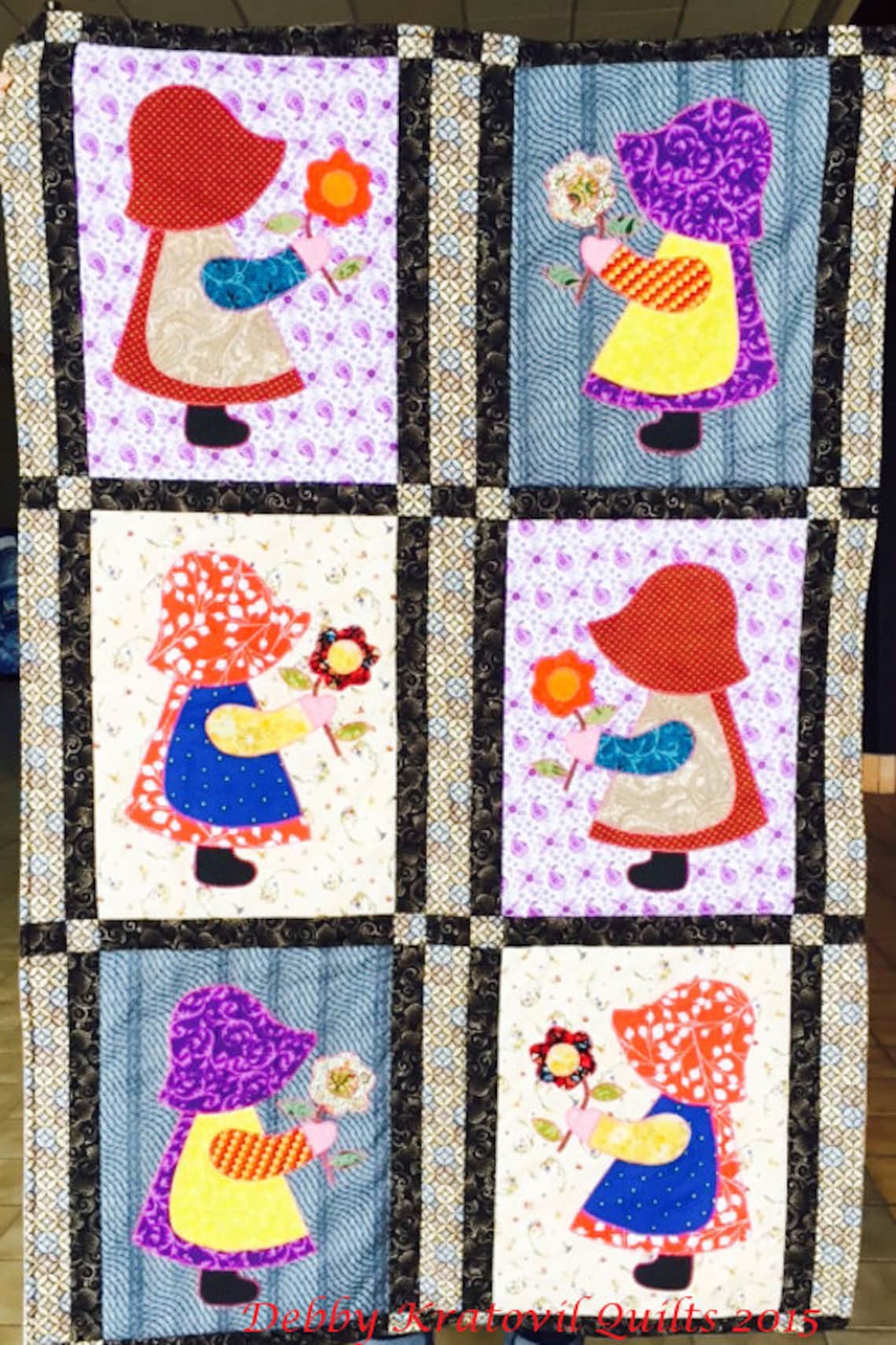Sunbonnet Sue Quilt PDF Pattern - Etsy