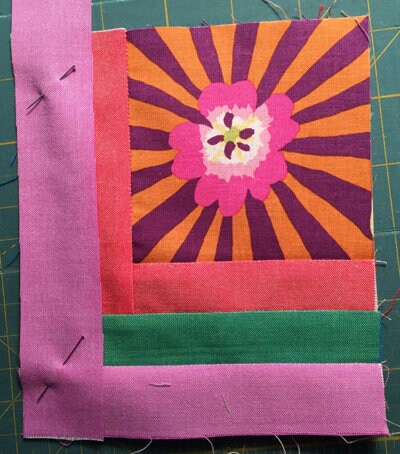 Sunburst off Center Log Cabin Quilt PATTERN - Etsy