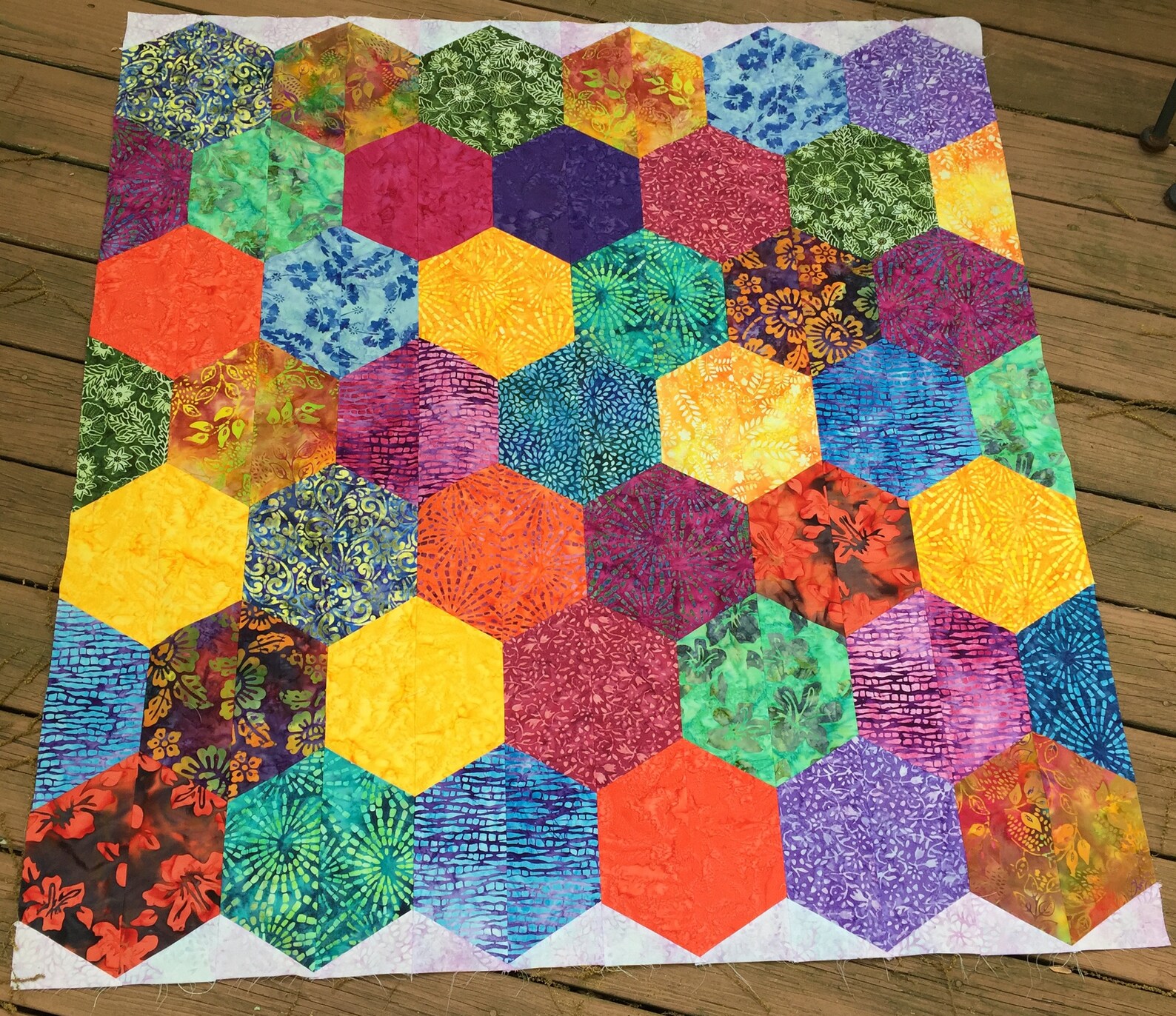 Bubbles and Hexagons Digital Pattern - Etsy