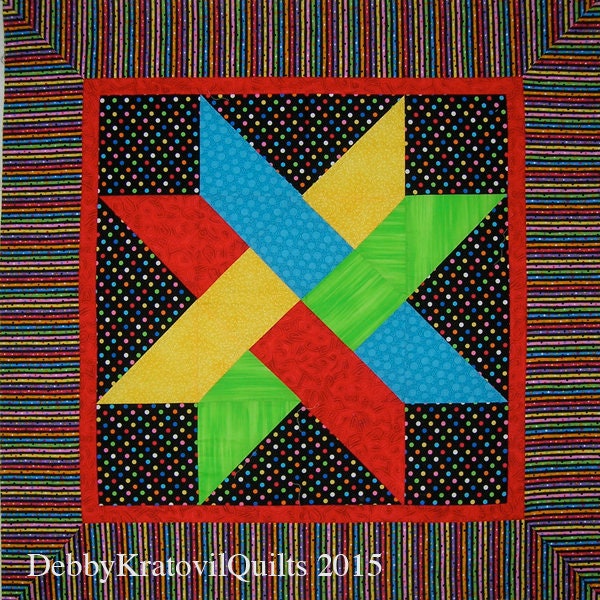Woven Ribbon Star Quilts PATTERN - Etsy