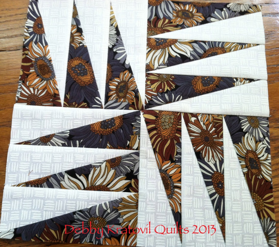Shark's Teeth Quilt Pattern - Etsy