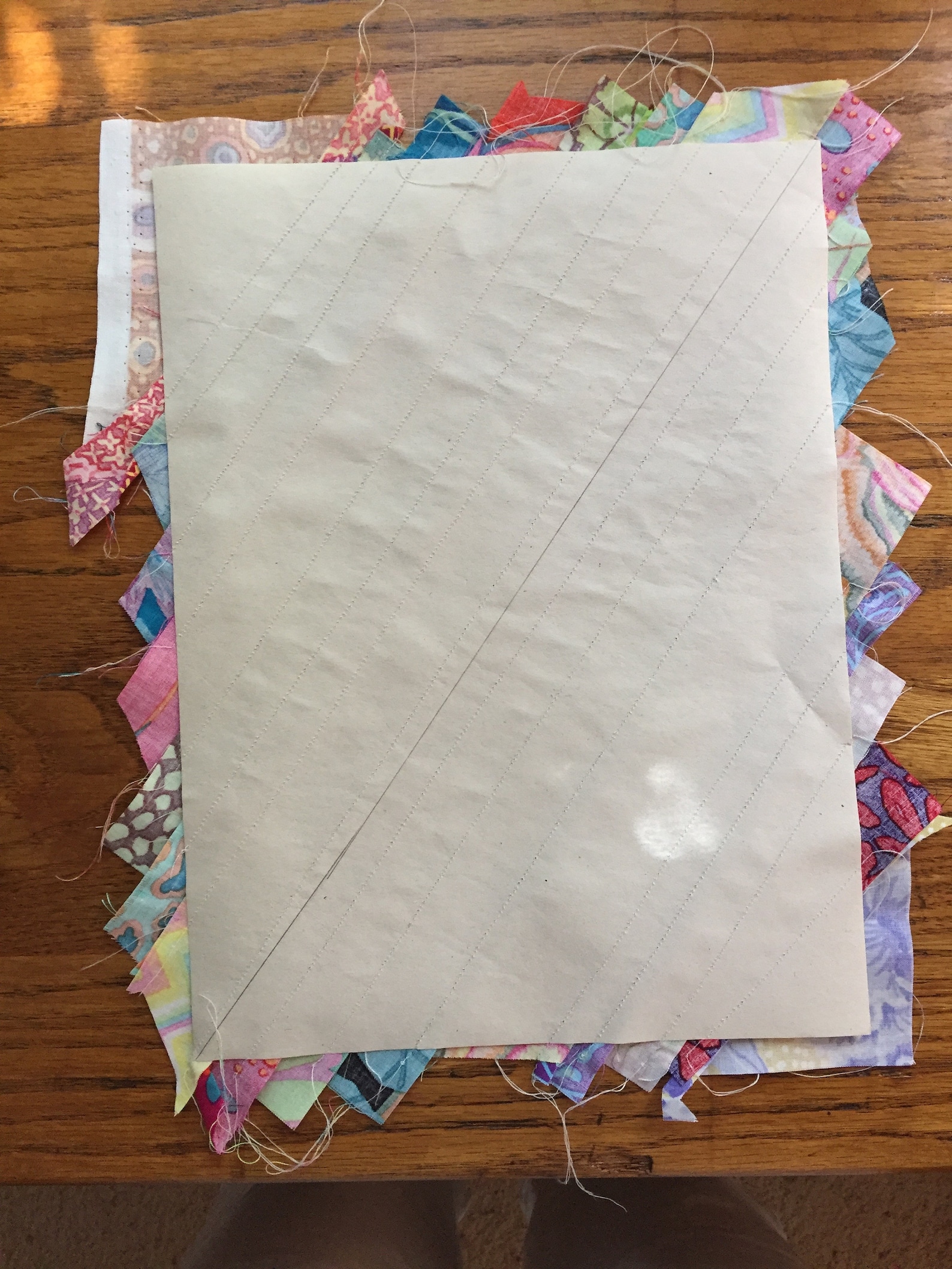 String Pieced Scrap Buster Quilt PATTERN - Etsy