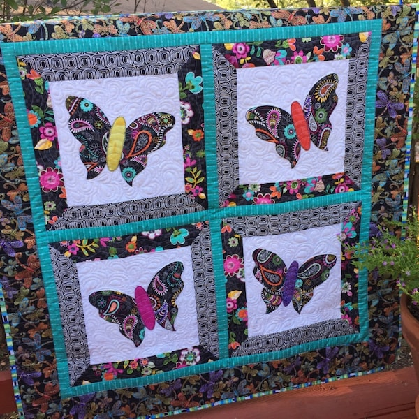 Butterfly Quilt Pattern - Etsy