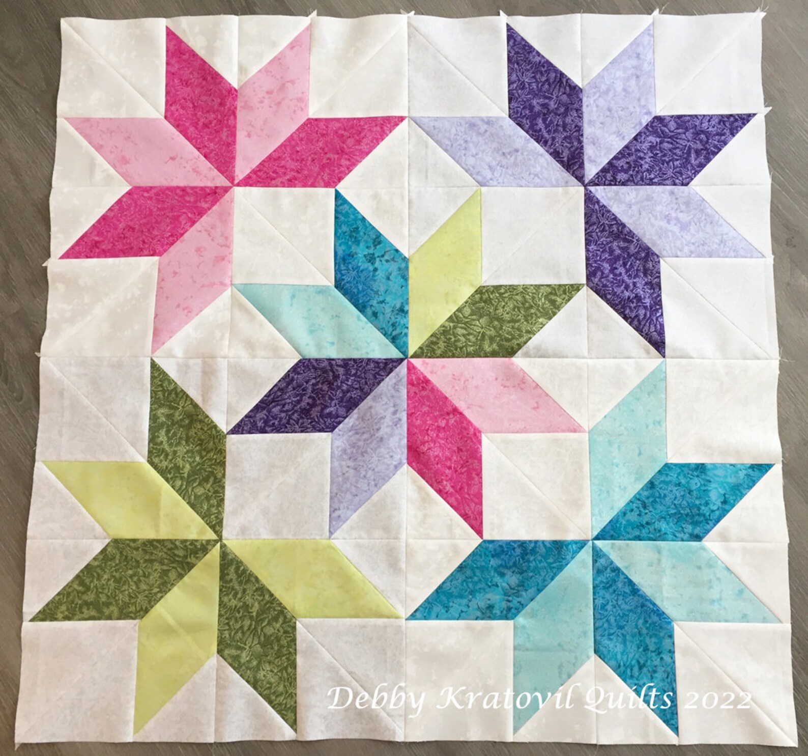 Snow Crystals Quilt Pattern - Etsy