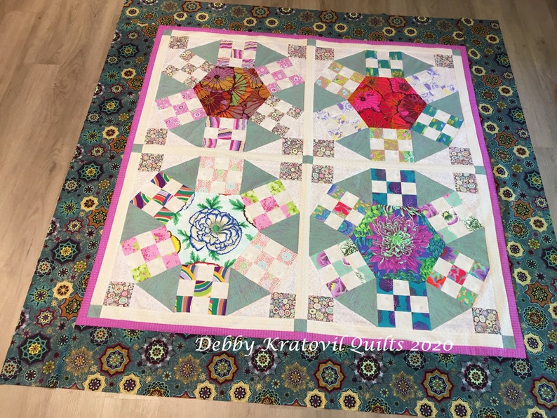 Jack's Chain 4 Block Quilt Pattern - Etsy Canada