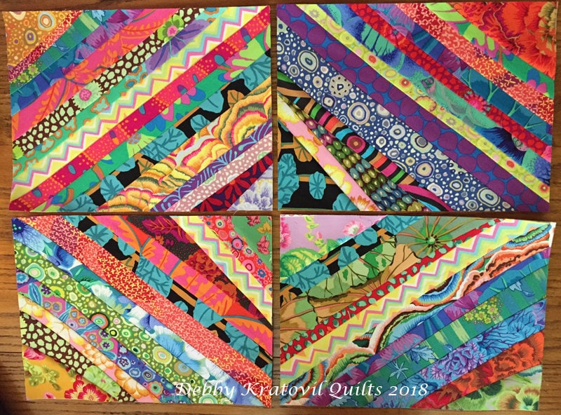 String Pieced Scrap Buster Quilt PATTERN | Etsy Canada