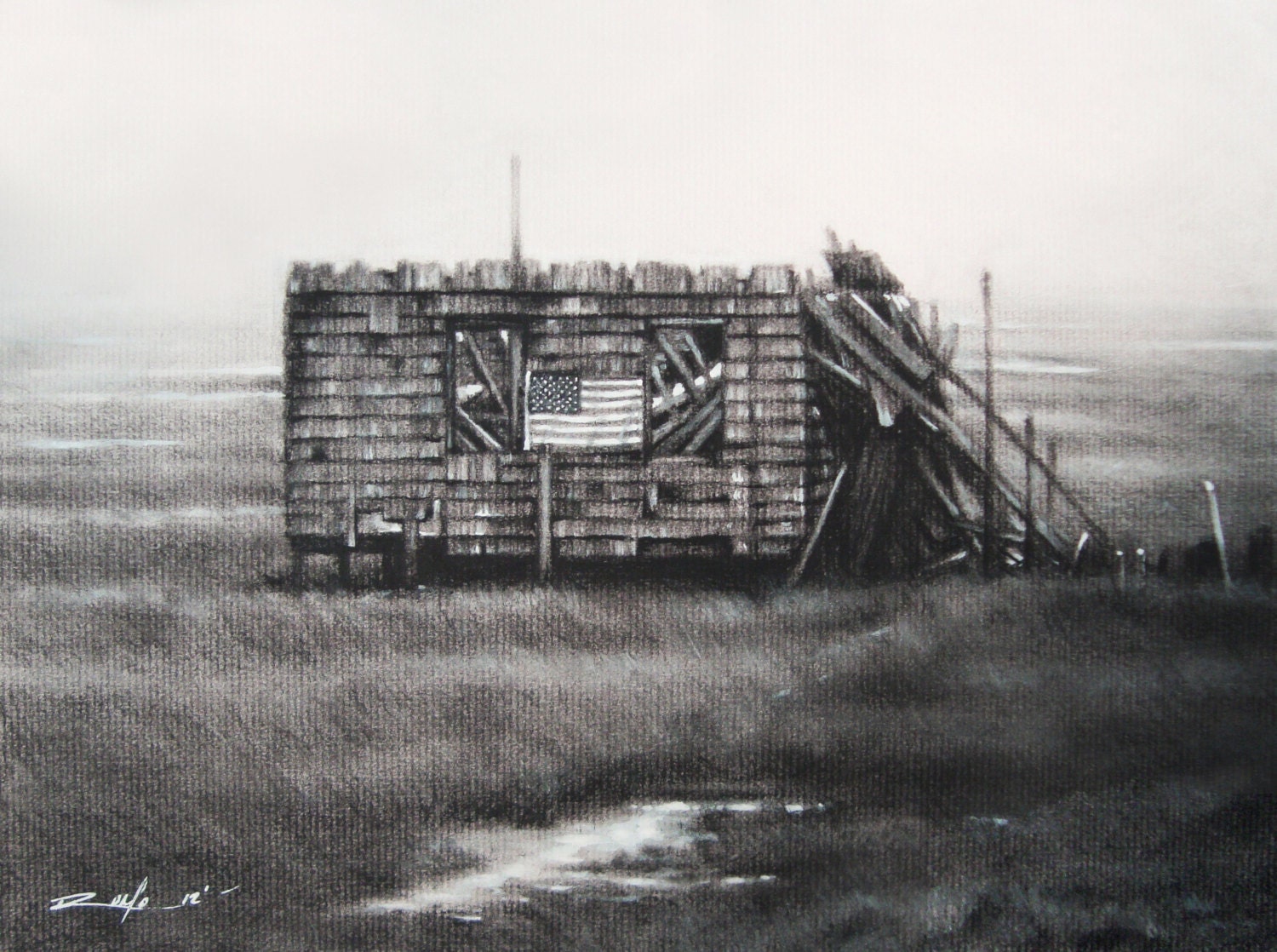 Quality Limited Edition Prints of the LBI Fallen Landmark "the Shack ...