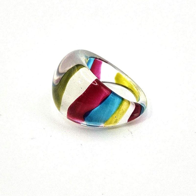 Lucite Ring - Etsy UK
