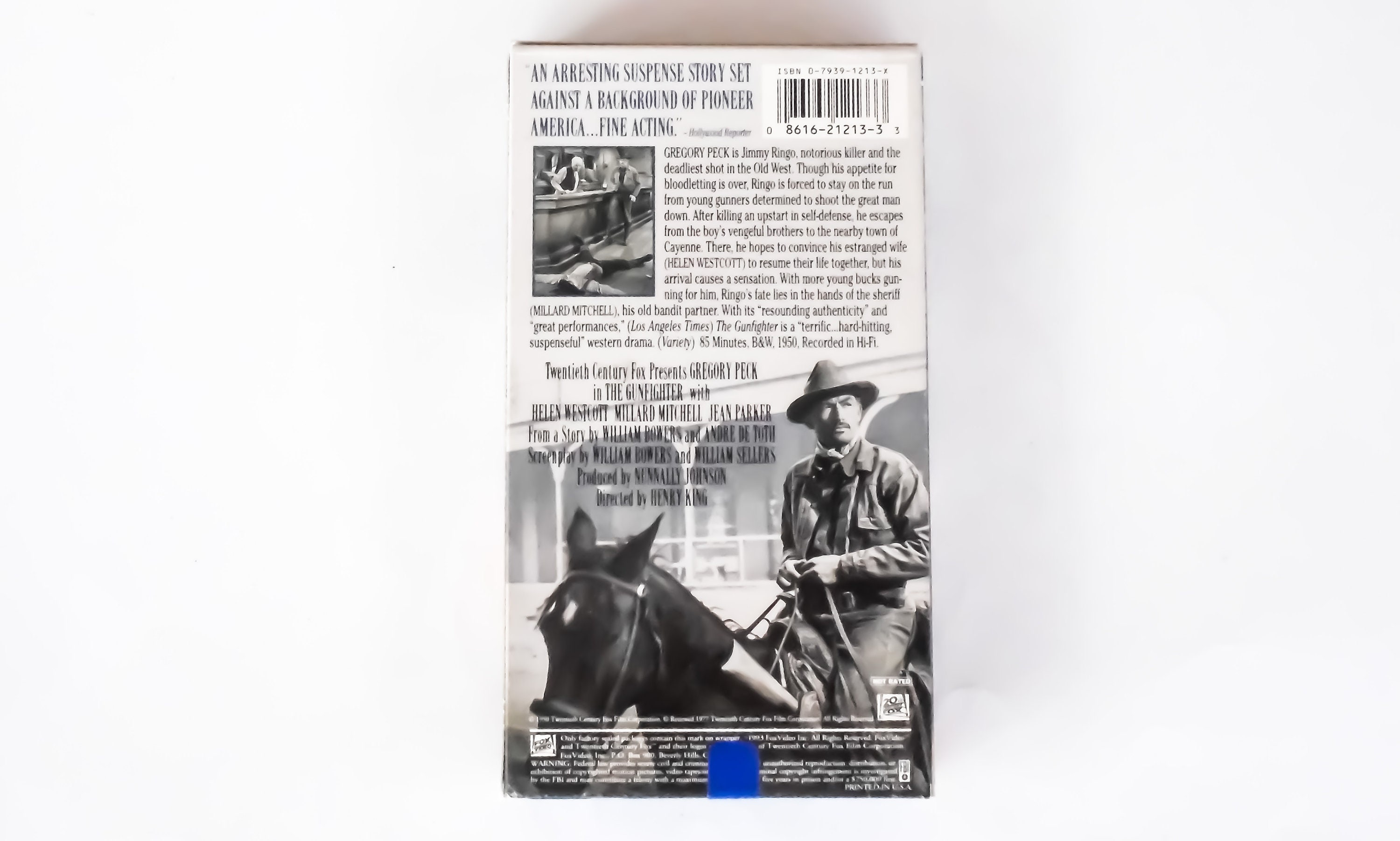 The Gunfighter 1993 Used VHS Tape Gregory Peck - Etsy