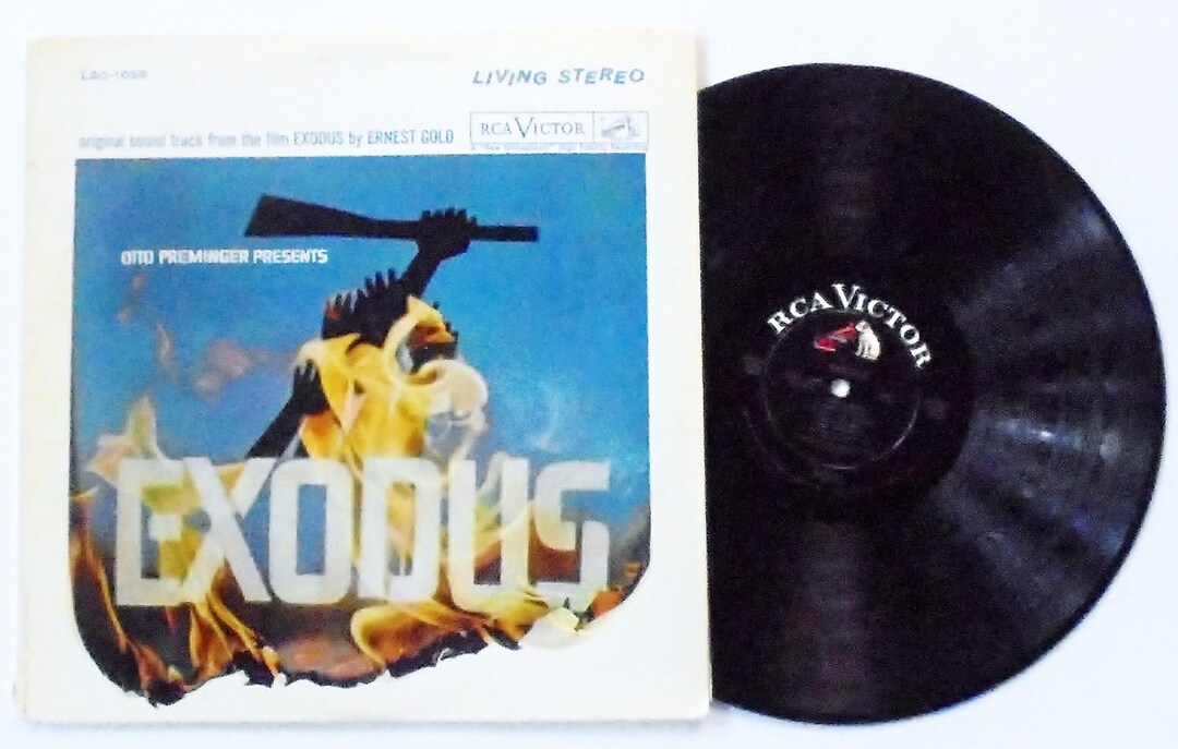 Ernest Gold EXODUS Vintage LP: Original Sound Track Vinyl Record Album ...