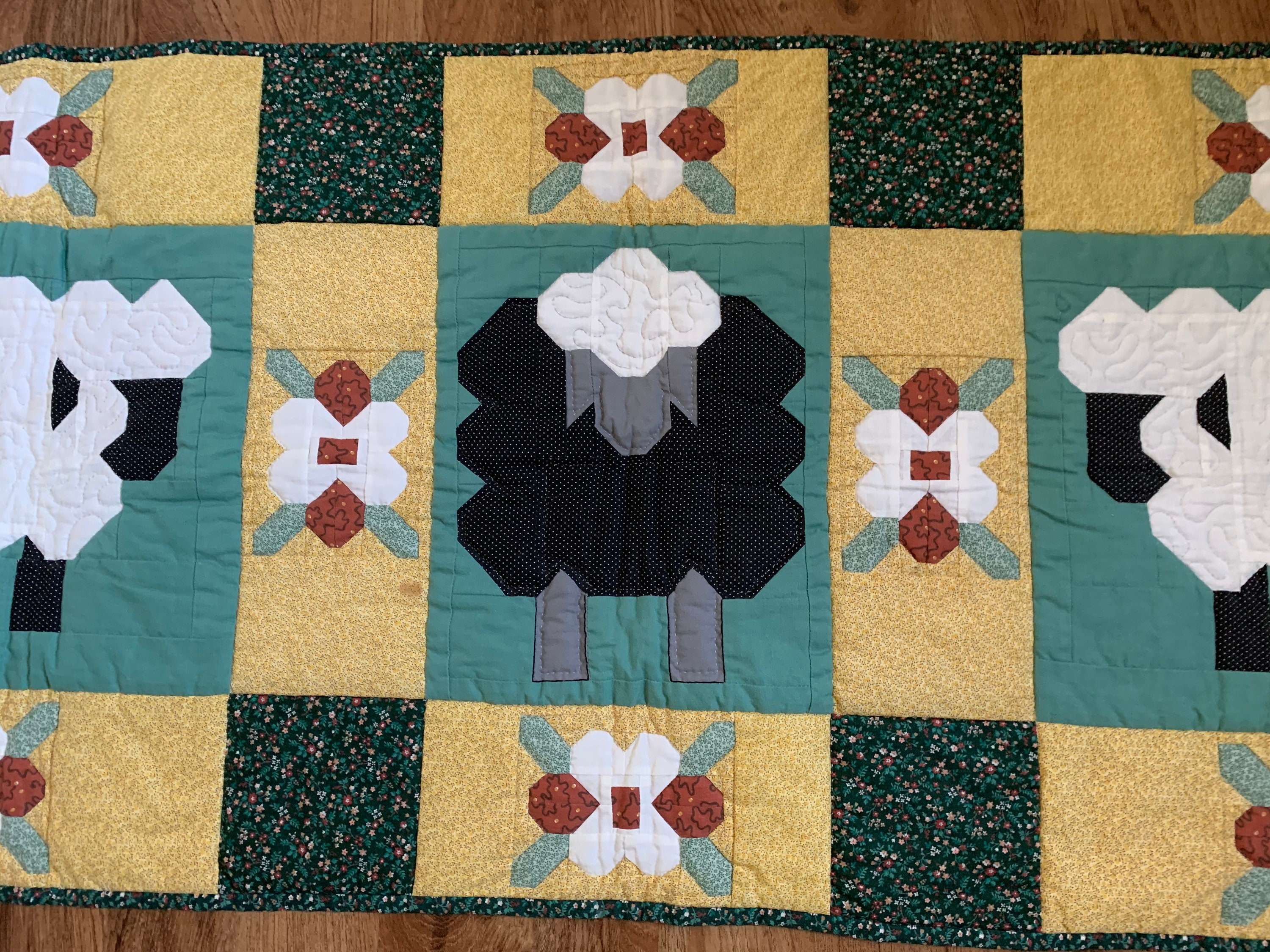 Sheep Table Runner - Etsy