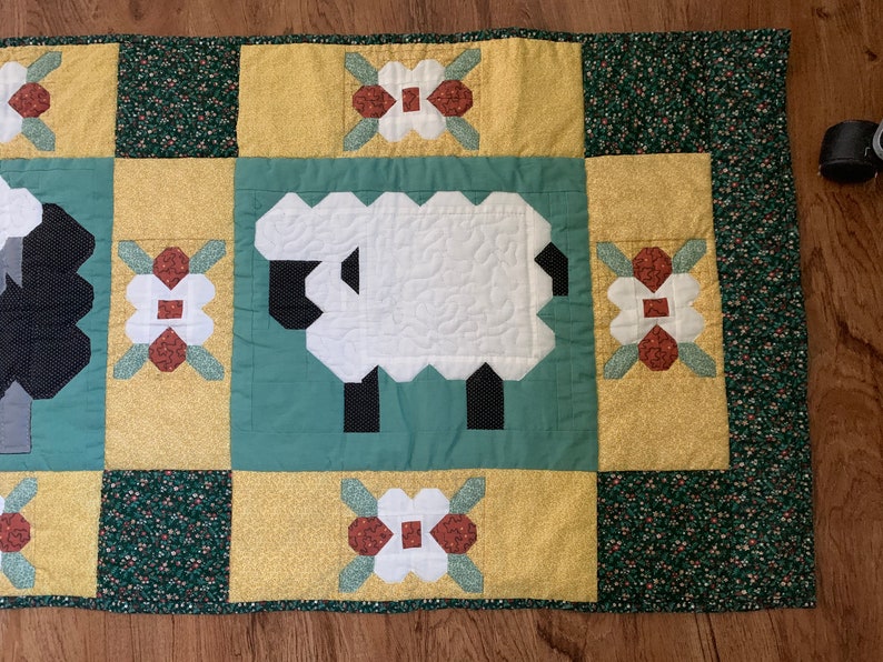 Sheep Table Runner - Etsy