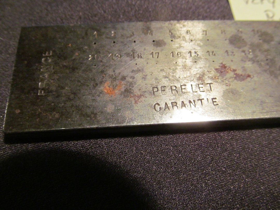 Old, Hard Steel Draw Plate for Tiny Wire D9 - Etsy