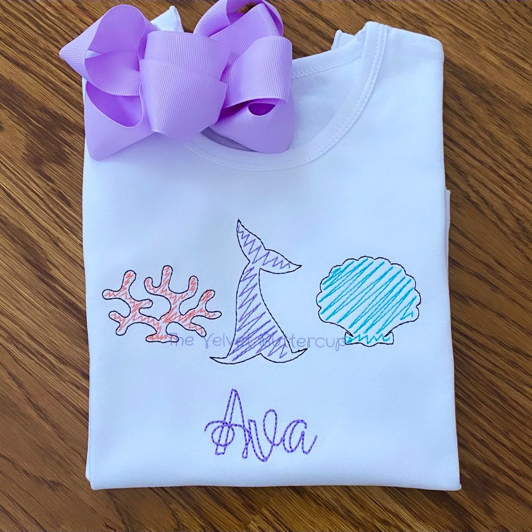 Mermaid Trio - Digital Machine Embroidery File - Please Read ENTIRE ...