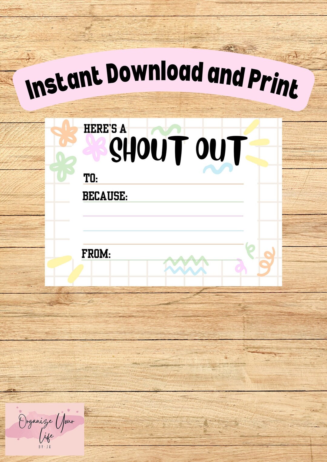 Shout Out Cards Promote Kindness Students, Teachers, Admin Staff ...