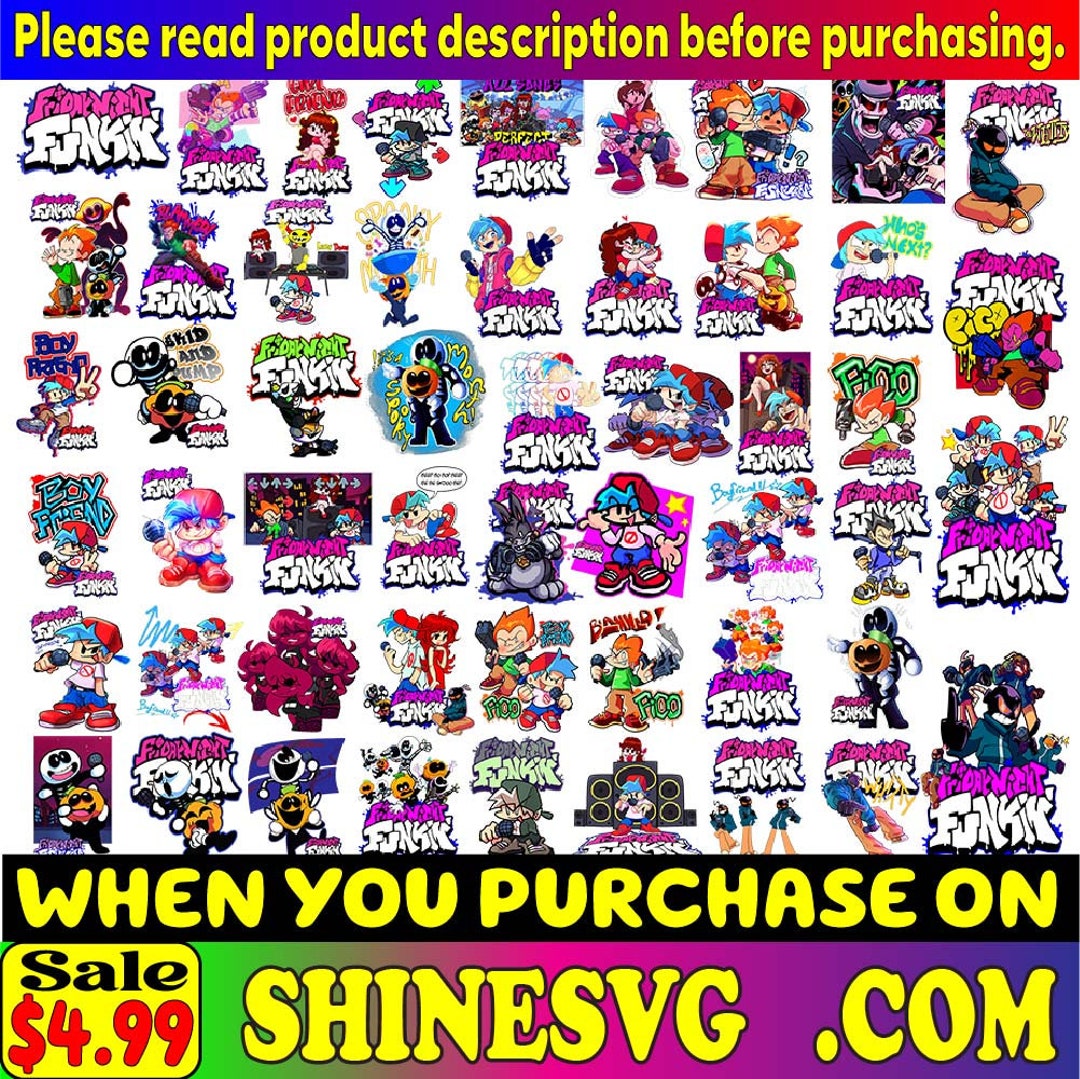 Bundle 52 Files Friday Night Png, Friday Night Funkin Png, Friday Night ...