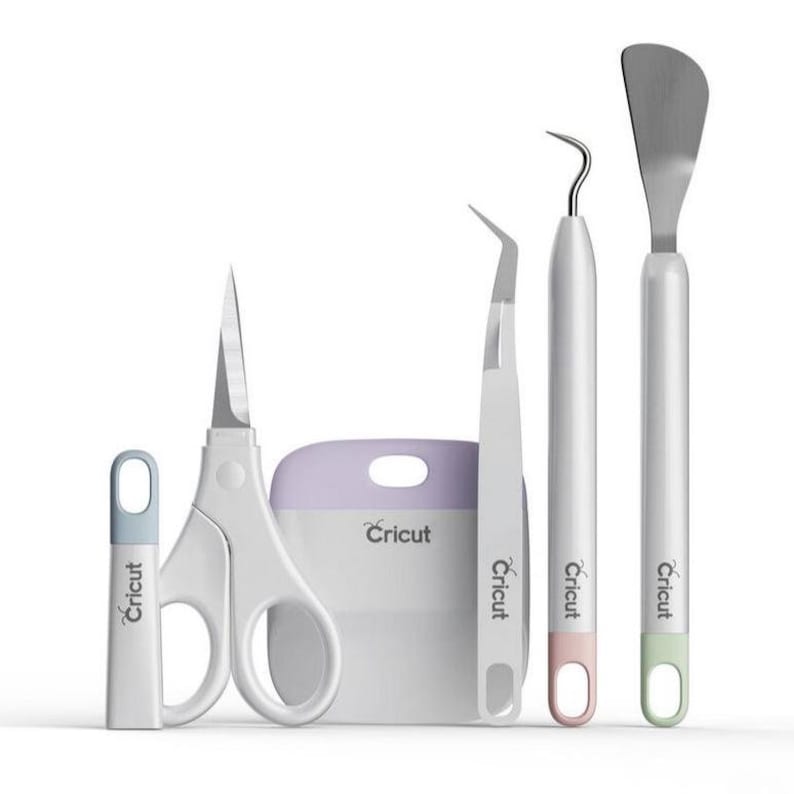 Cricut Basic Arts & Crafts Tool Set: Vinyl, Lettering, Cardstock - Etsy