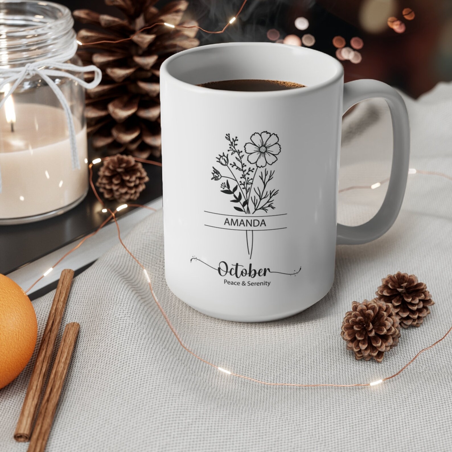 Family Name Watercolor Flowers, Grandma's Garden Gifts With Grandkids ...