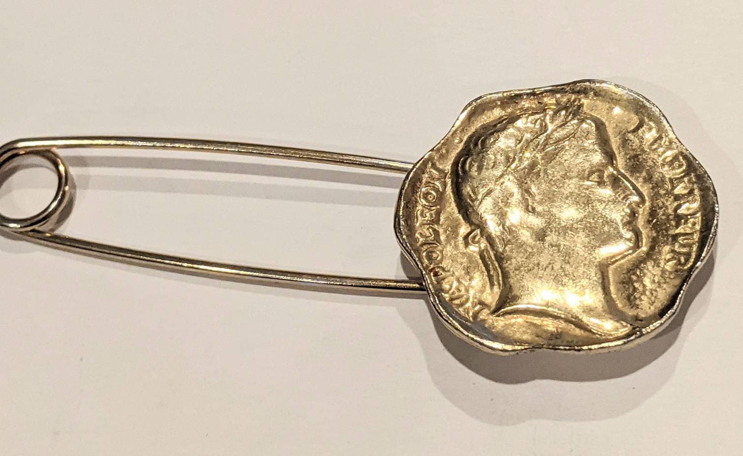 Napoleon Bonaparte Medallion Brooch "empereur" Gold-tone Vintage - Etsy