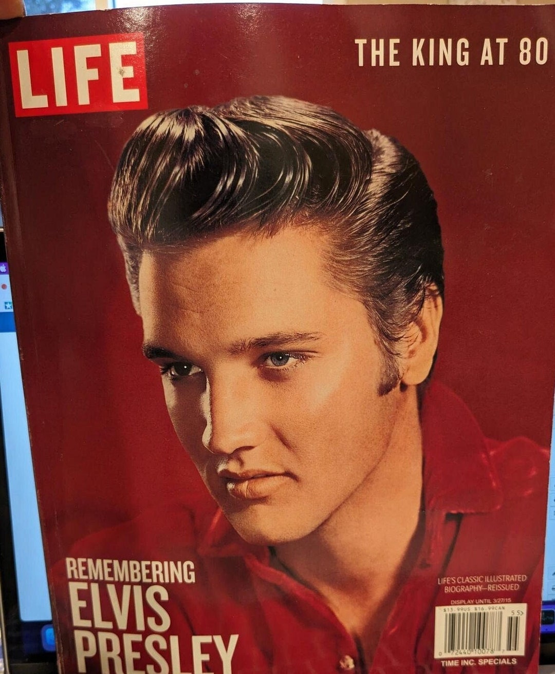 LIFE Magazine Elvis Presley the King at 80 Re-issue 2015 - Etsy