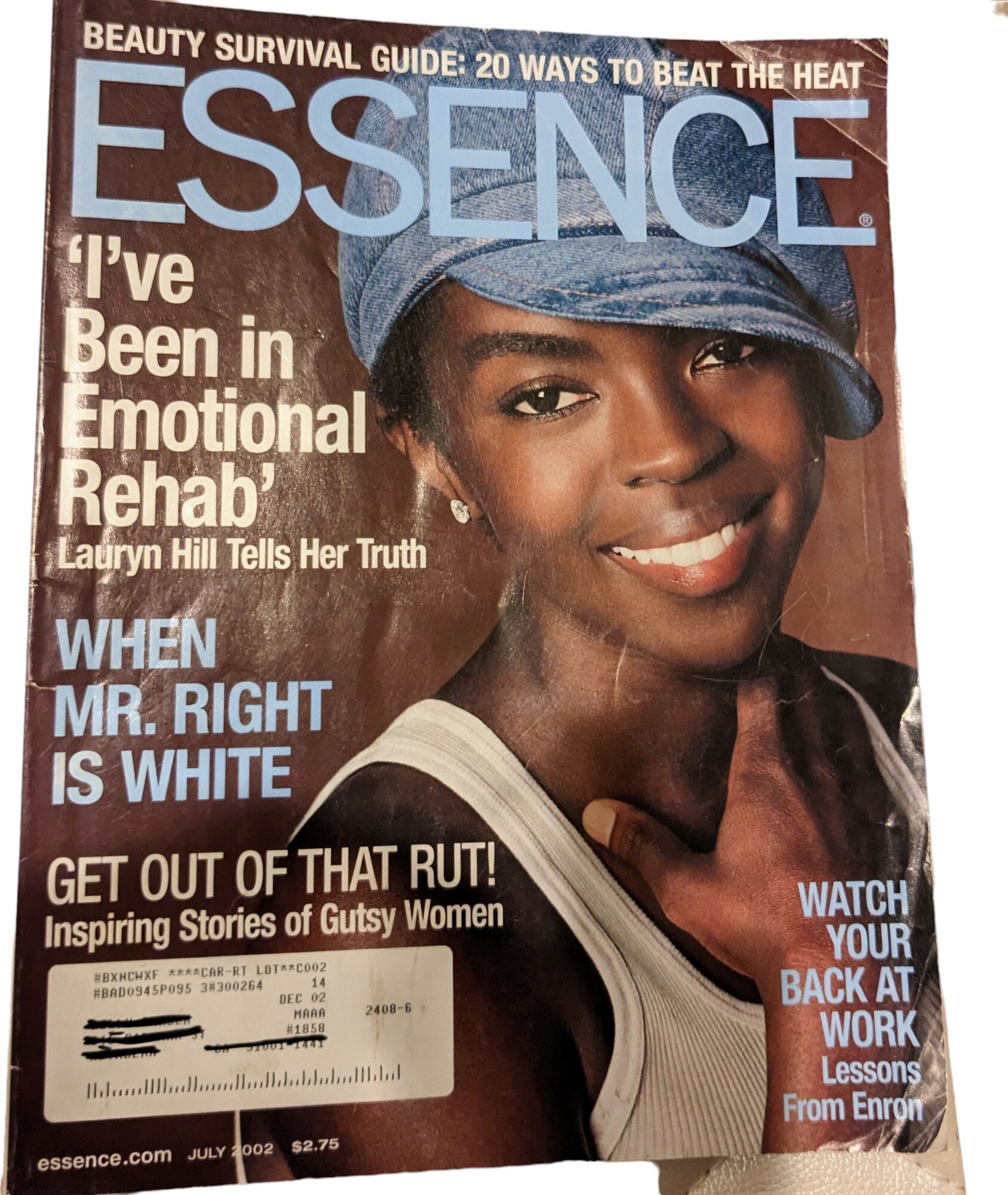 Essence Magazine July 2002 Lauryn Hill Cover - Etsy