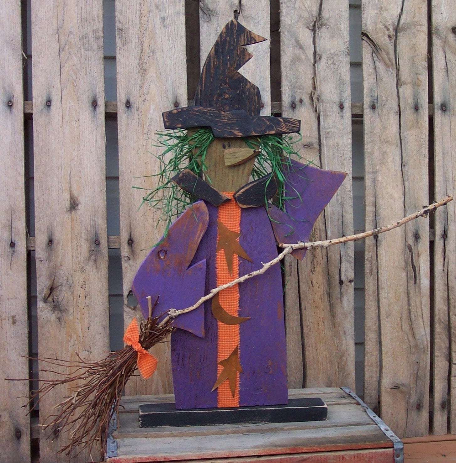 Witch Wood Craft Pattern for Fall & Halloween - Etsy