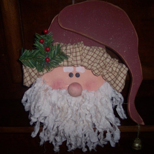 Santa's Christmas Elf Wood Craft Pattern for Winter | Etsy