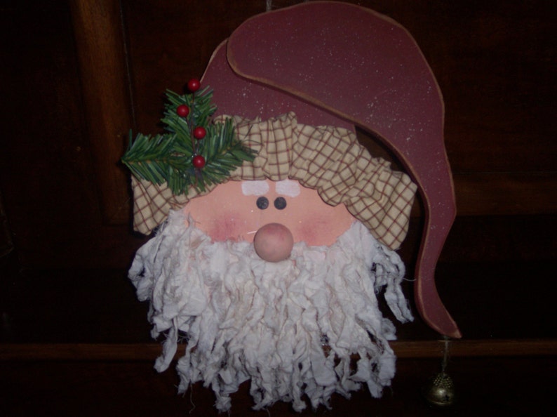 Santa Clause Printable Wood Craft Pattern for Winter and Christmas ...
