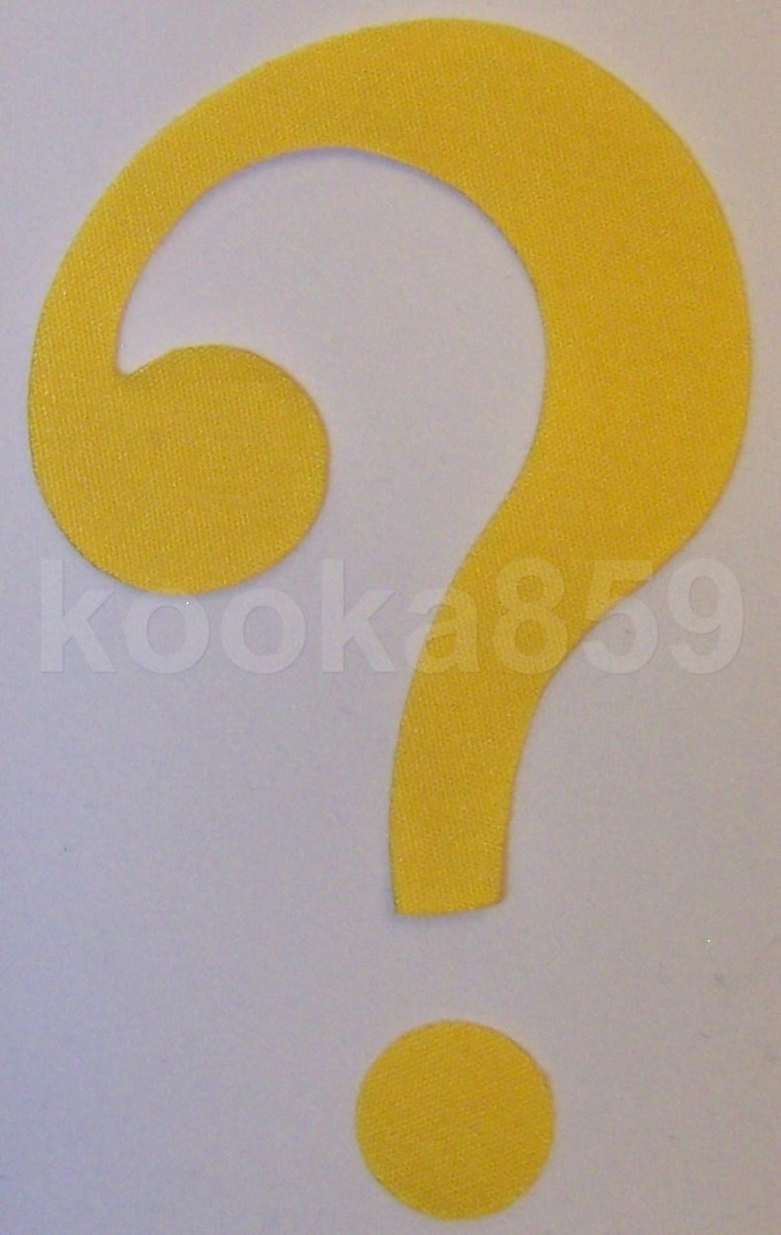 25 Fabric 3 Costume Question Mark Iron on Patches - Etsy
