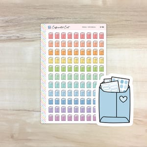 Sticker Happy Mail Doodle Icon Stickers - Etsy